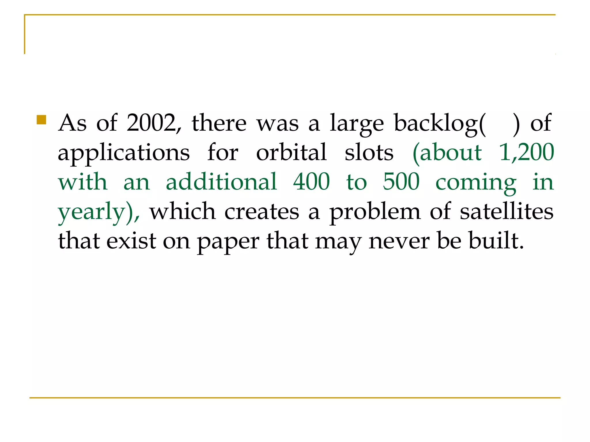 Orbital Slot in Aerospace | PPT