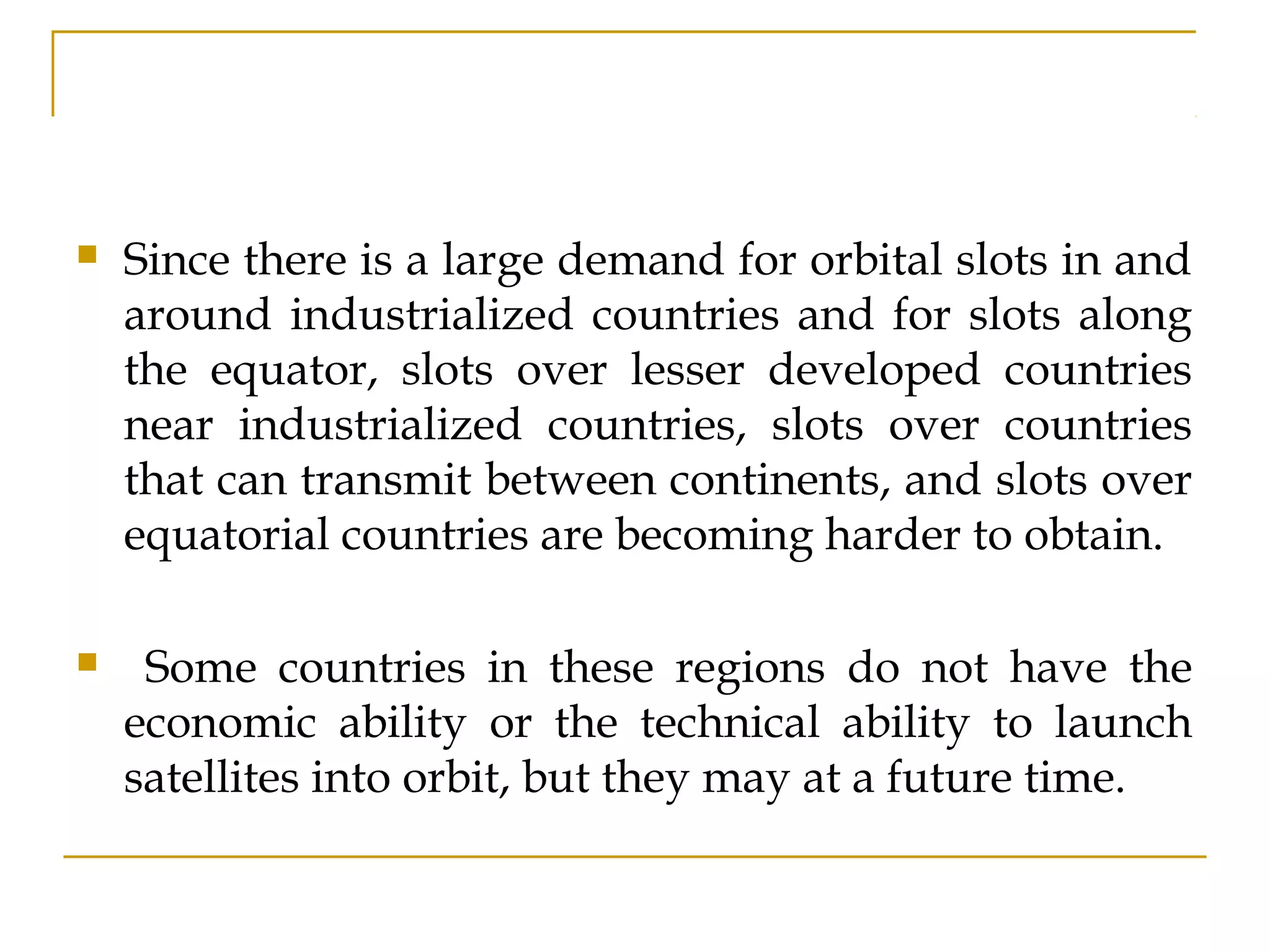 Orbital Slot in Aerospace | PPT