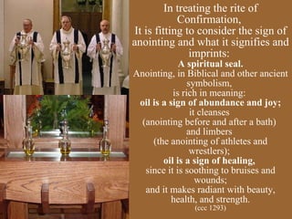 21 R C I A Sacrament Of Confirmation | PPT