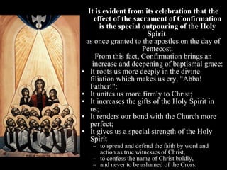 21 R C I A Sacrament Of Confirmation | PPT