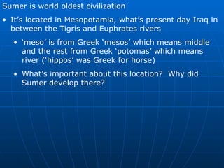 2.1 - Sumer | PPT