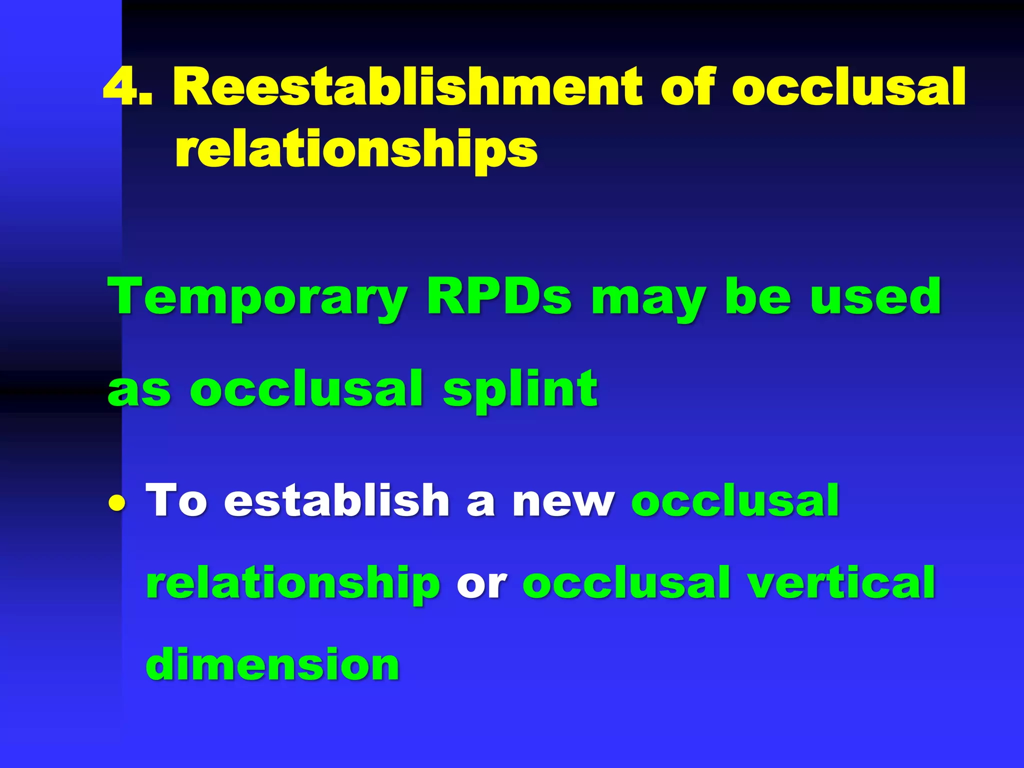 Temporary removable partial dentures | PPT
