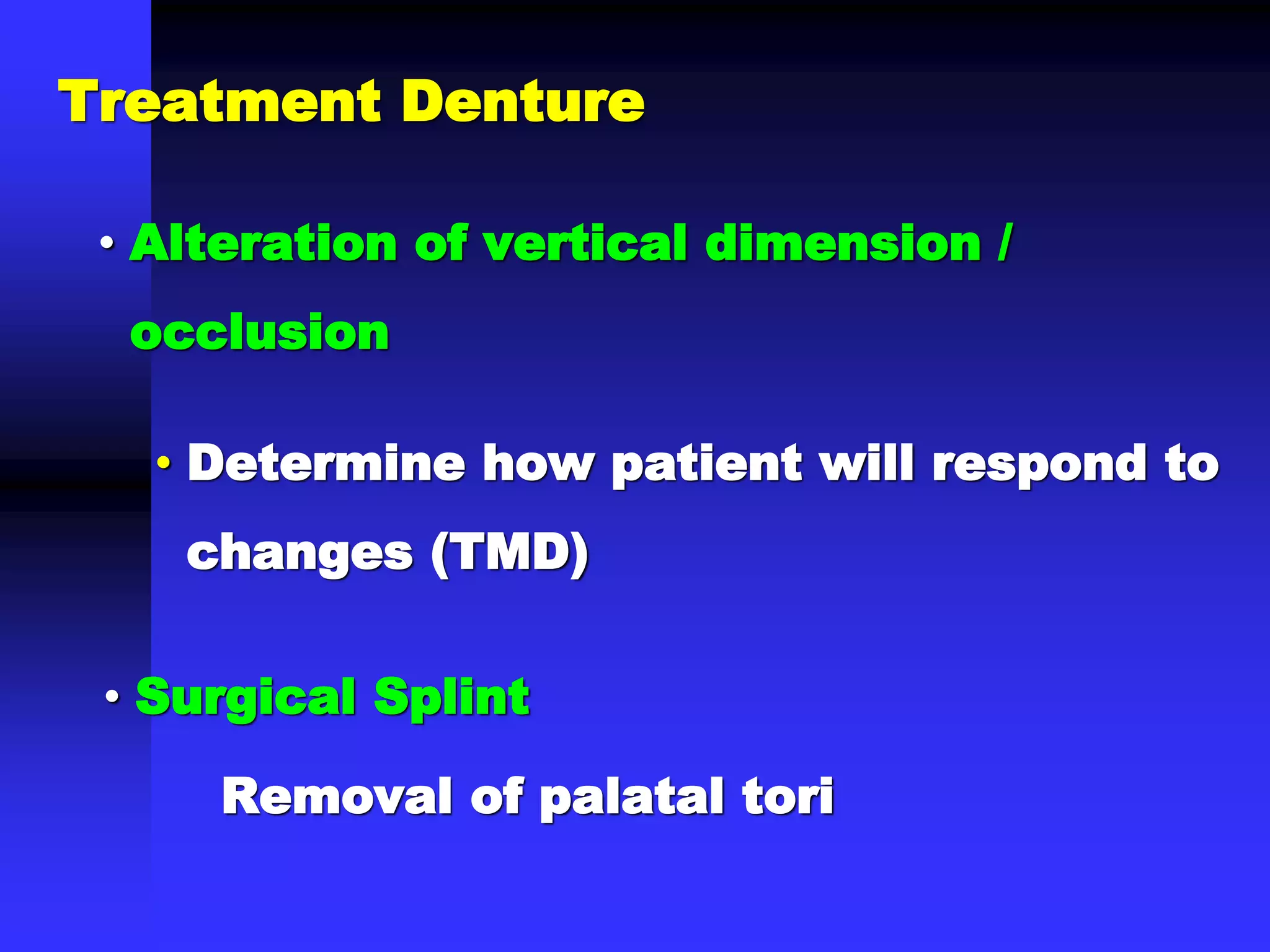 Temporary removable partial dentures | PPT