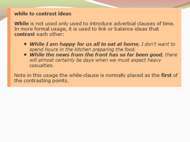 21. time words and clauses | PPT