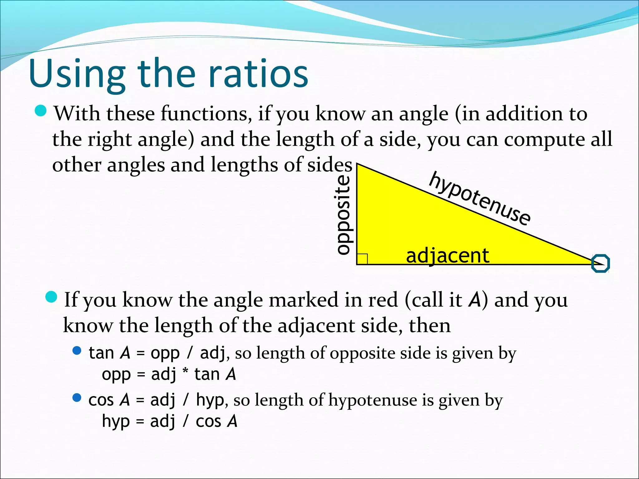 introduction to trigonometry | PPT