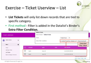 Joget Workflow v6 Training Slides - 21 - Userview Key | PPTX