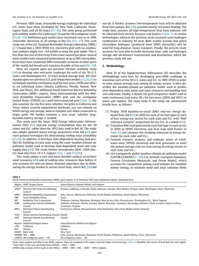 Mark Z.Jacobson et. al Publication : Roadmap Zero Carbon | PDF