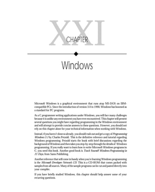 21 -windows | PDF | Operating Systems | Computer Software and Applications