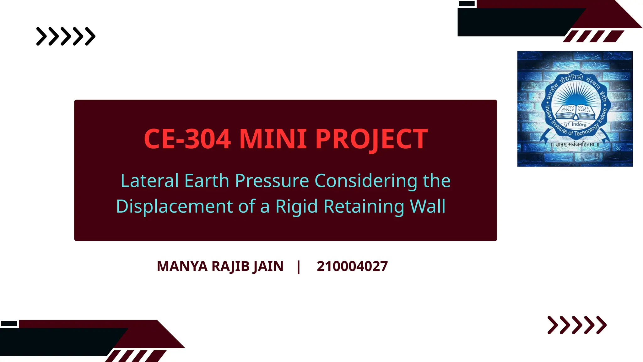 soil mechanics, earth pressure considering rigid retaining wall | PPT