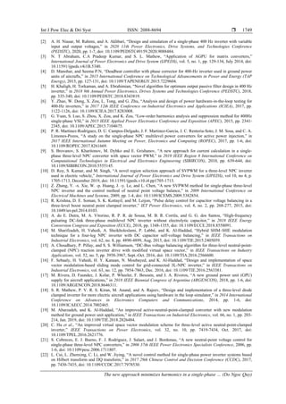 The new approach minimizes harmonics in a single-phase three-level NPC 400 Hz converter for ...