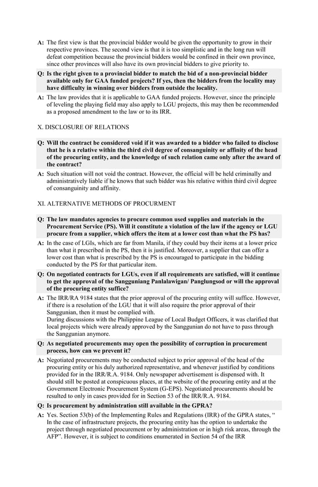 Frequently-asked-questions-about-ra-9184 | PDF