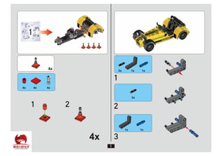 Manual Instruction for LEPIN 21008 The Caterham Classic 620R ...