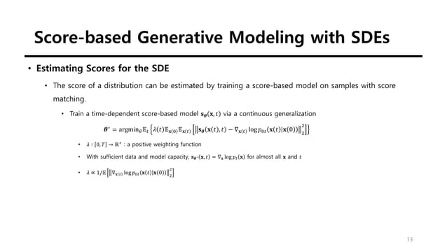 Score based Generative Modeling through Stochastic Differential ...