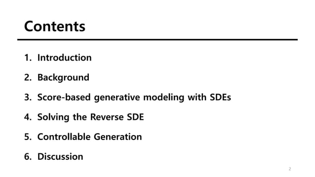 Score based Generative Modeling through Stochastic Differential ...