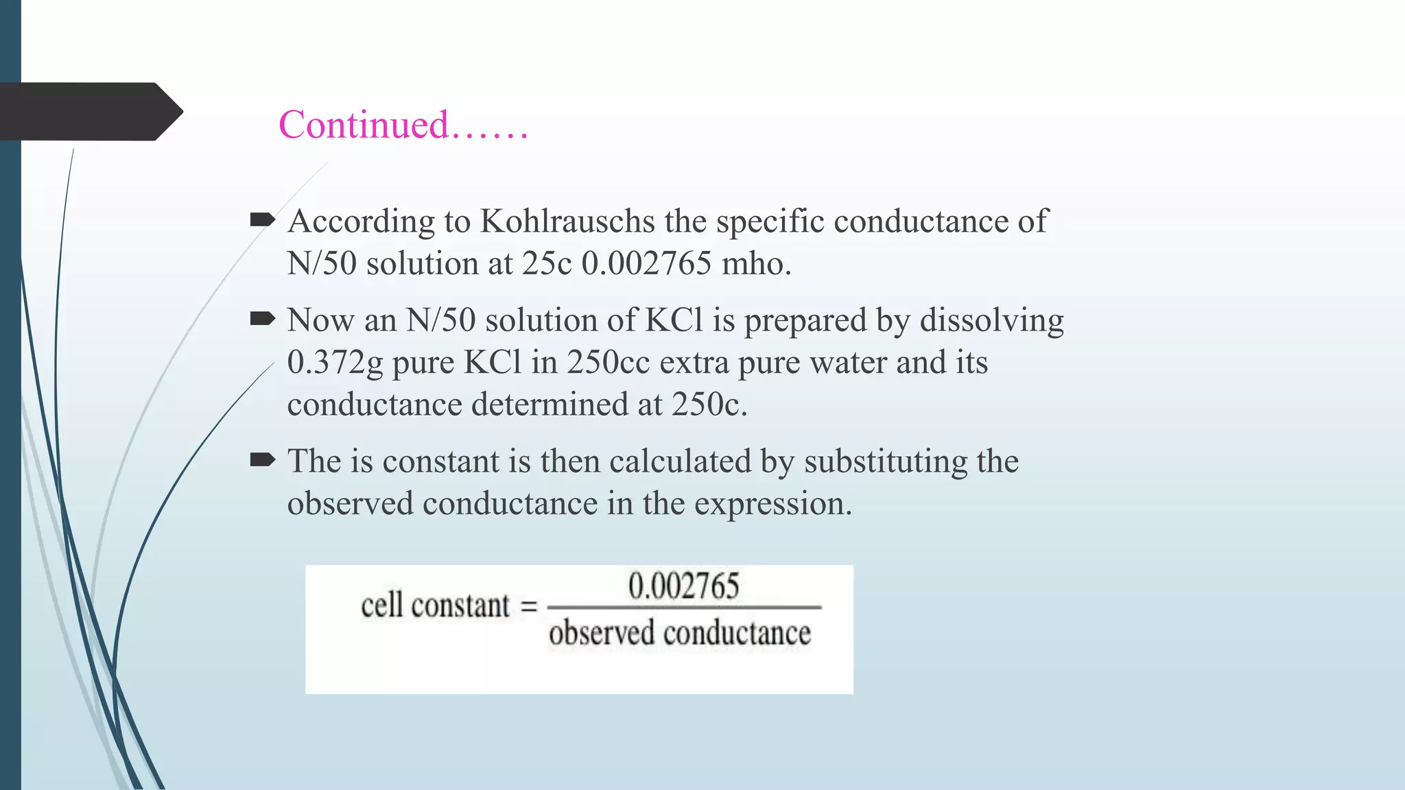 Measurement of conductance and kohlrausch's law.pdf