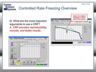Controlled rate freezing for cell preservation | PDF | Home Appliances ...
