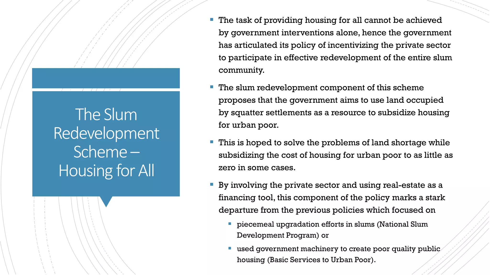 Affordable Housing, Slum Redevelopment In Cities of India | PDF