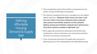 Affordable Housing, Slum Redevelopment In Cities of India | PDF