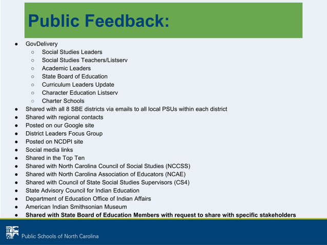 Social studies standards revisions | PPT