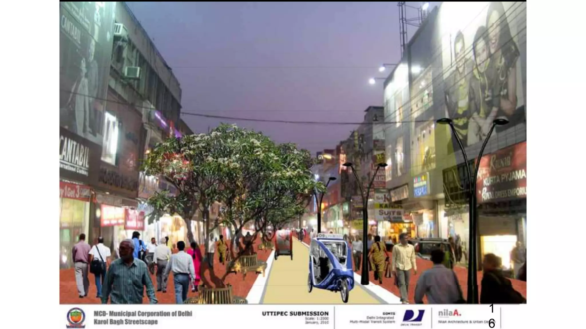 2020 Karol Bagh Pedestrianization & Parking Management | PPTX