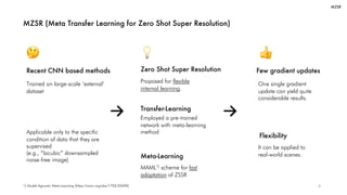 [딥논읽] Meta-Transfer Learning for Zero-Shot Super-Resolution paper review | PDF