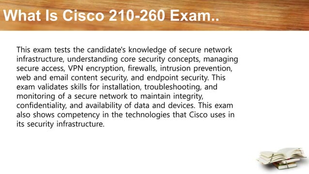 Cisco CCNA Security 210-260 Practice Exam | PPTX
