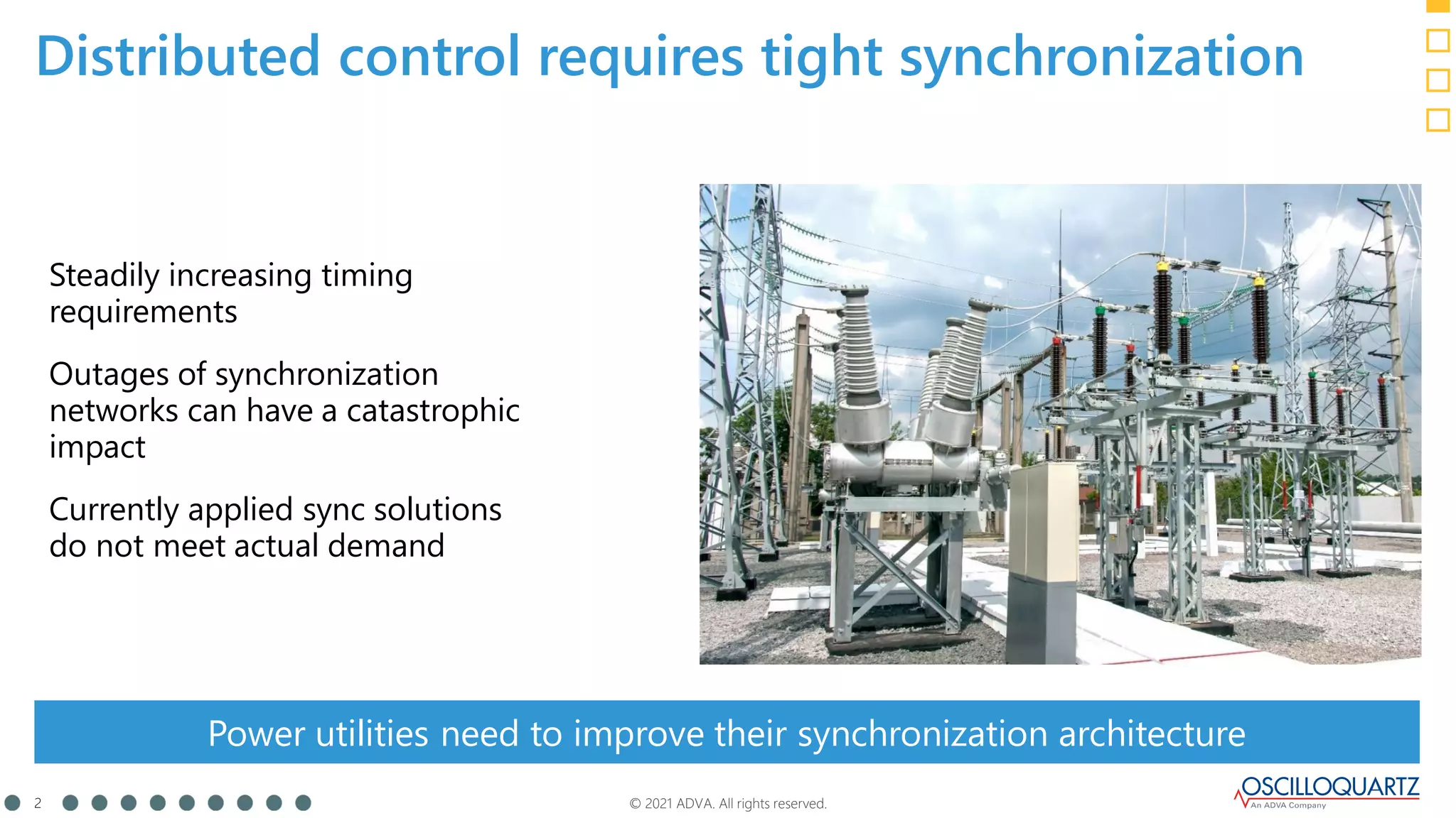 Introducing the OSA 5405-P substation grandmaster for smart grid timing | PDF