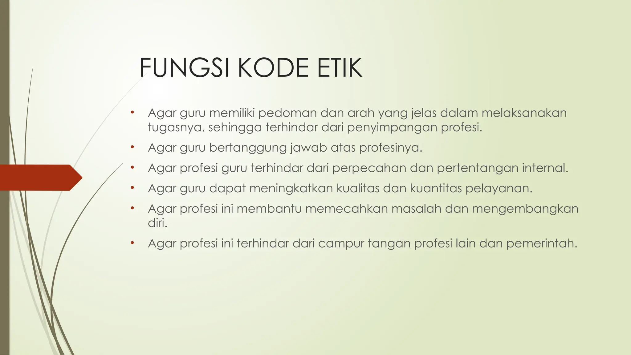 Konsep dasar etika profesi guru dan kode etik guru | PPTX