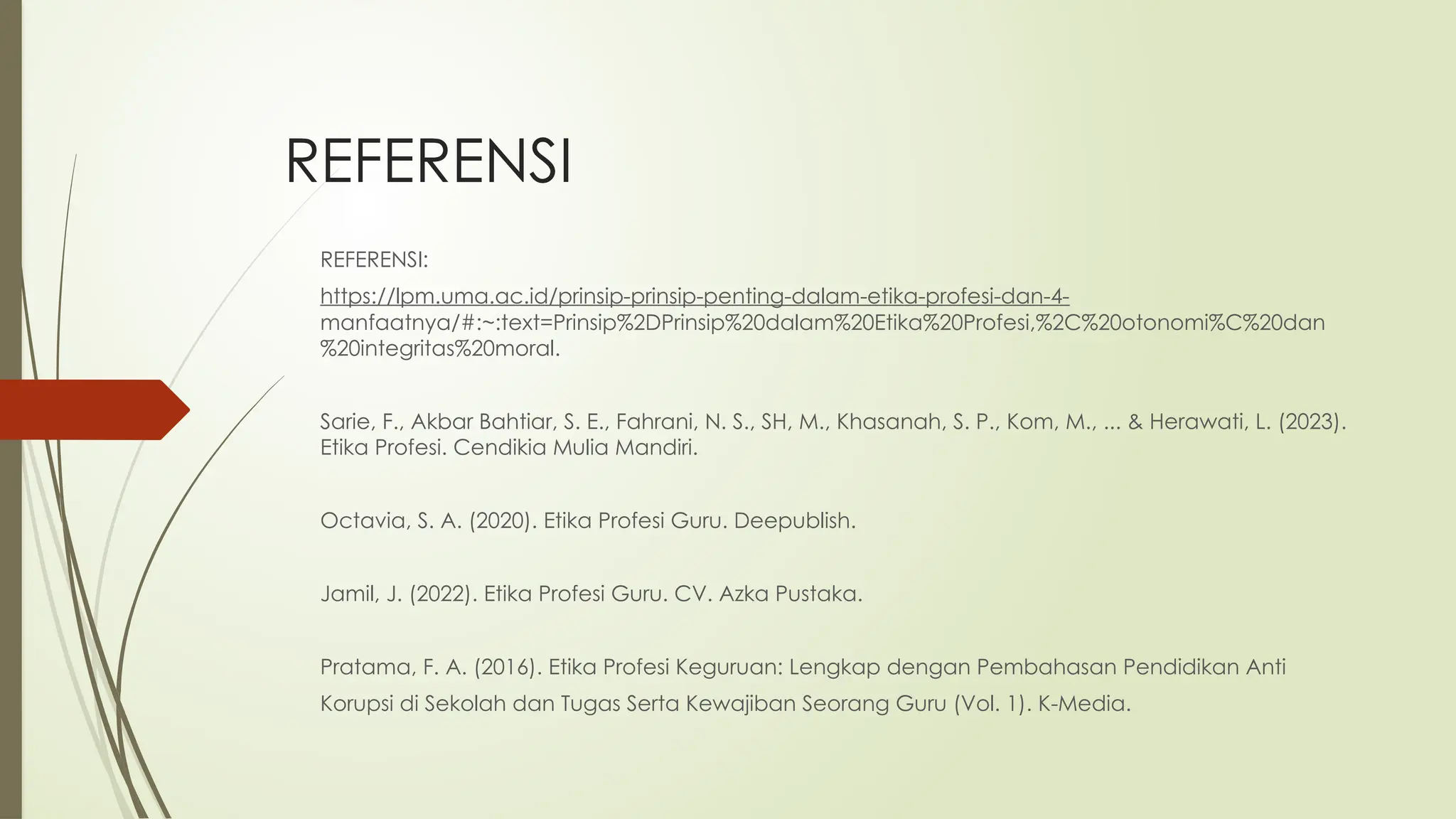 Konsep dasar etika profesi guru dan kode etik guru | PPTX