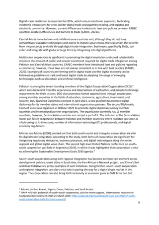 Digital Trade Integration in Central Asia | PDF