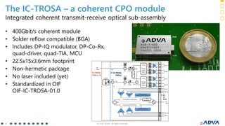Inter-DCI and co-packaged optics | PDF