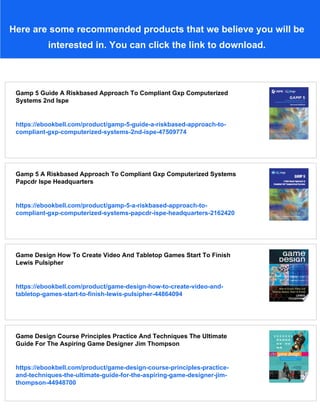 Gamp Rdi Good Practice Guide Data Integrity By Design Ispe Headquarters ...