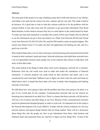 Design and Implementation High Level Network System for Rural Bank | PDF