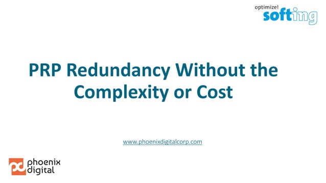 PRP Redundancy Without the Complexity or Cost | PDF | Computer ...