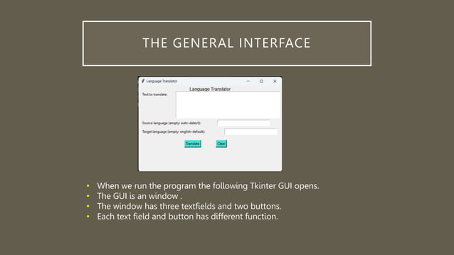 Language Translator using python and google API | PPTX