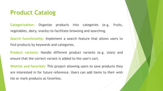 grocery ordering website using javascript as backend ppt | PPT