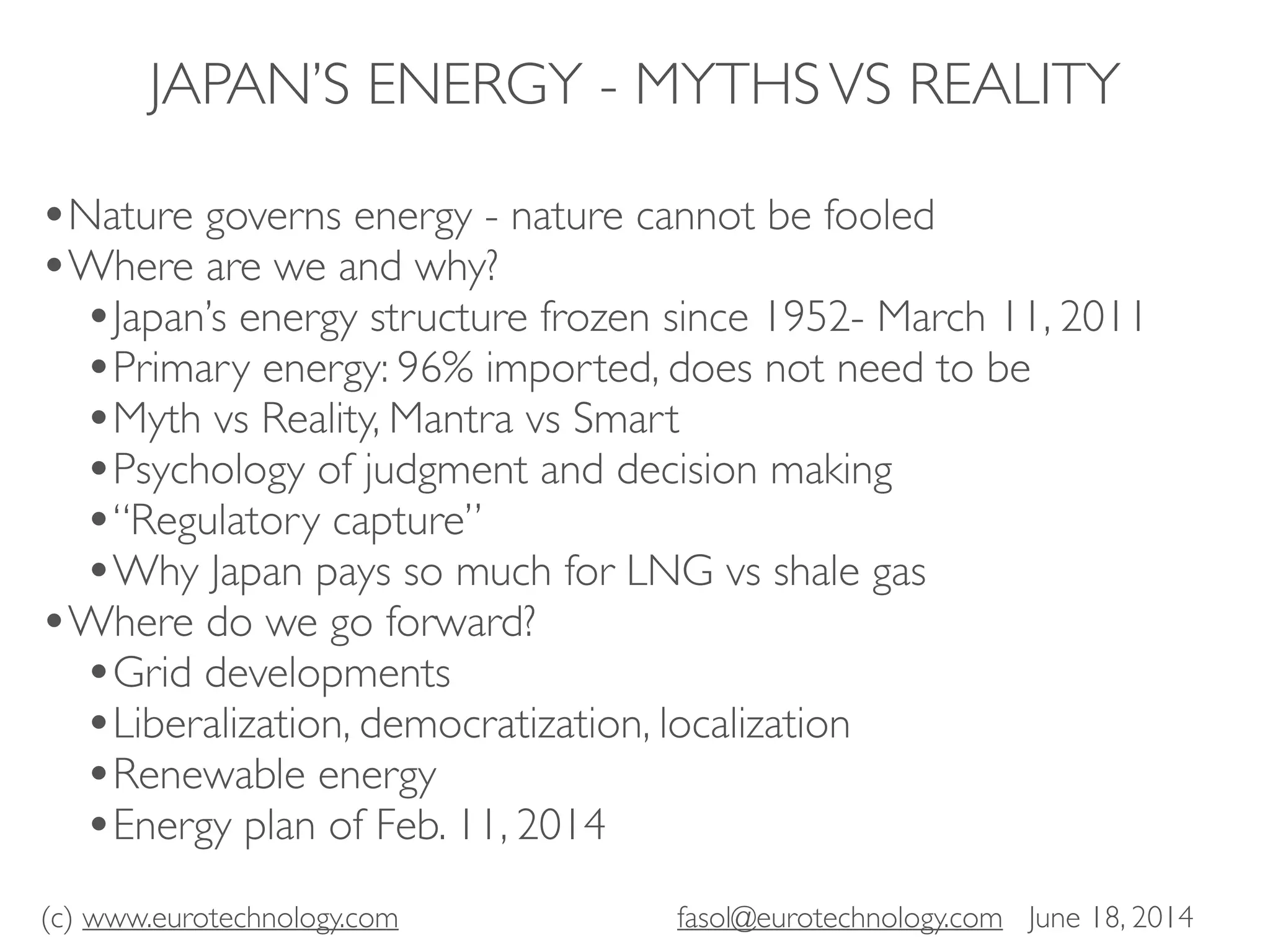 Japan's electricity and new energy policy | PPT