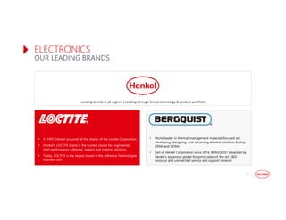 210430 Henkel Adhesive Technologies, Electronics Introduction | PDF