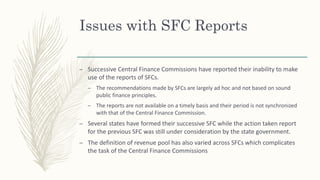 Working of State Finance Commissions in India | PDF