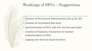 Working of State Finance Commissions in India | PDF