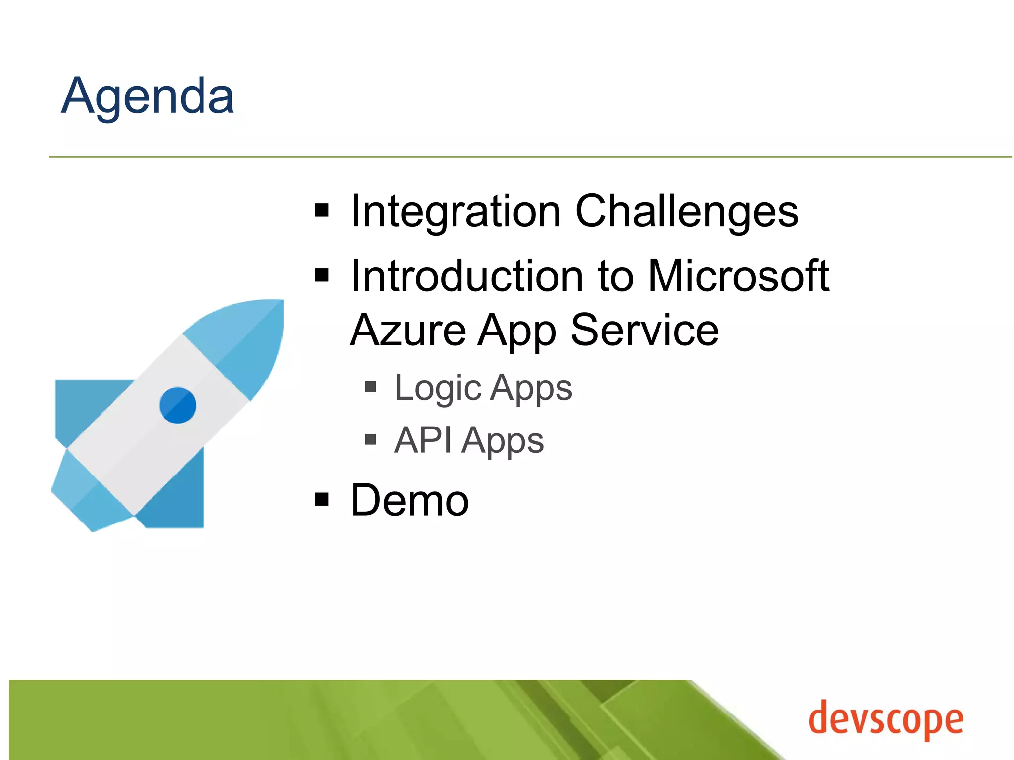 Introduction to Microsoft Azure App Service (Logic and API Apps) | PPT