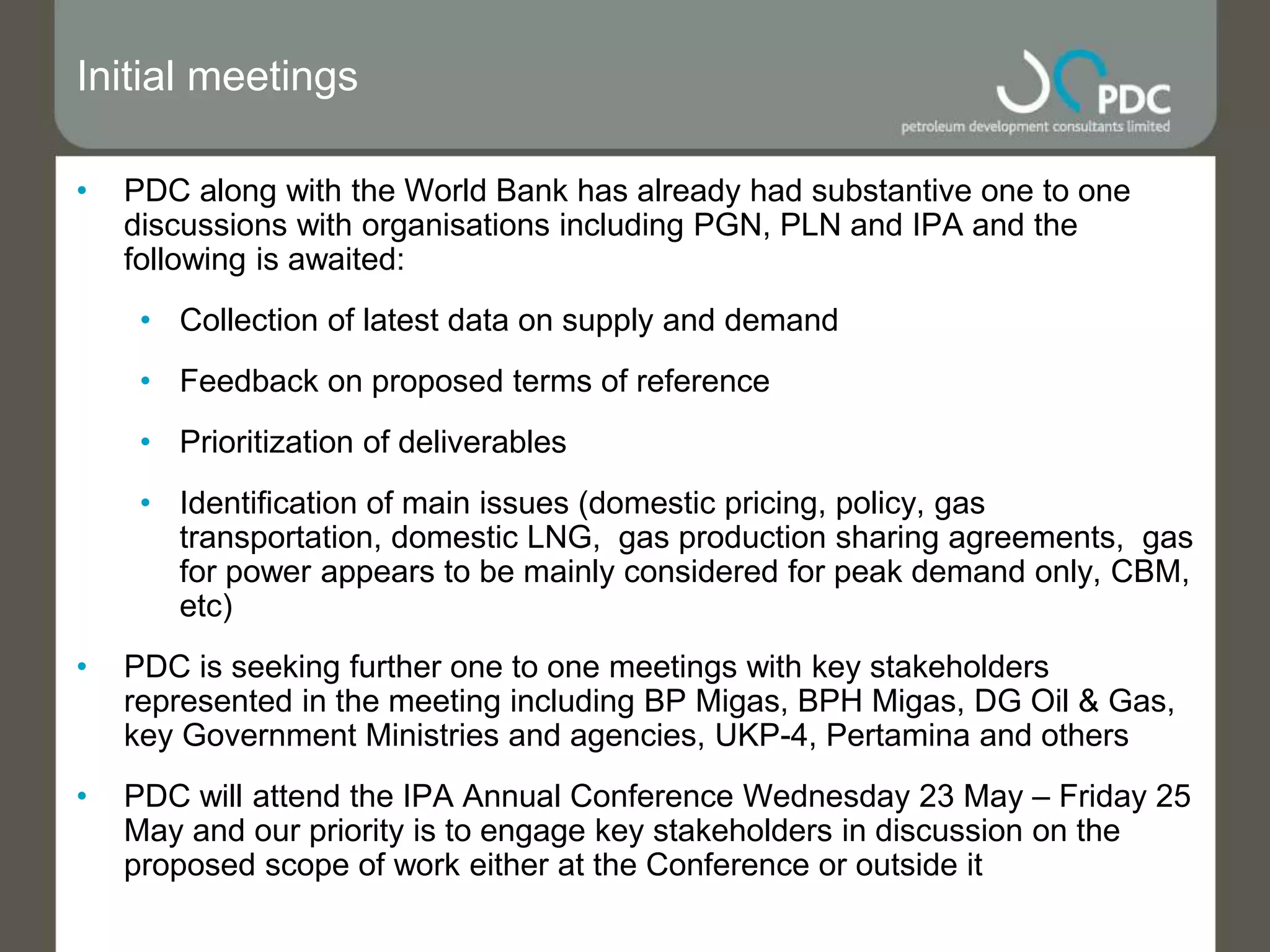 210512 gas development master plan steering committe meeting | PDF