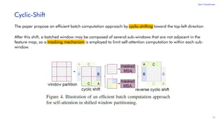 210523 swin transformer v1.5 | PDF
