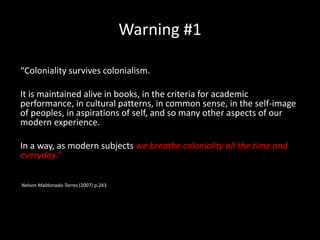 Whiteness and Coloniality in Art Education: Who am I to do this work ...