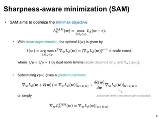 Sharpness-aware minimization (SAM) | PDF