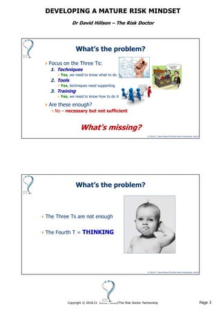 Developing a mature risk mindset, 1 July 2021 | PDF