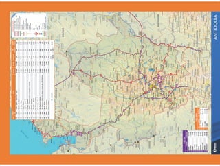 Mapa de carreteras de Colombia 2022 INVIAS | PDF