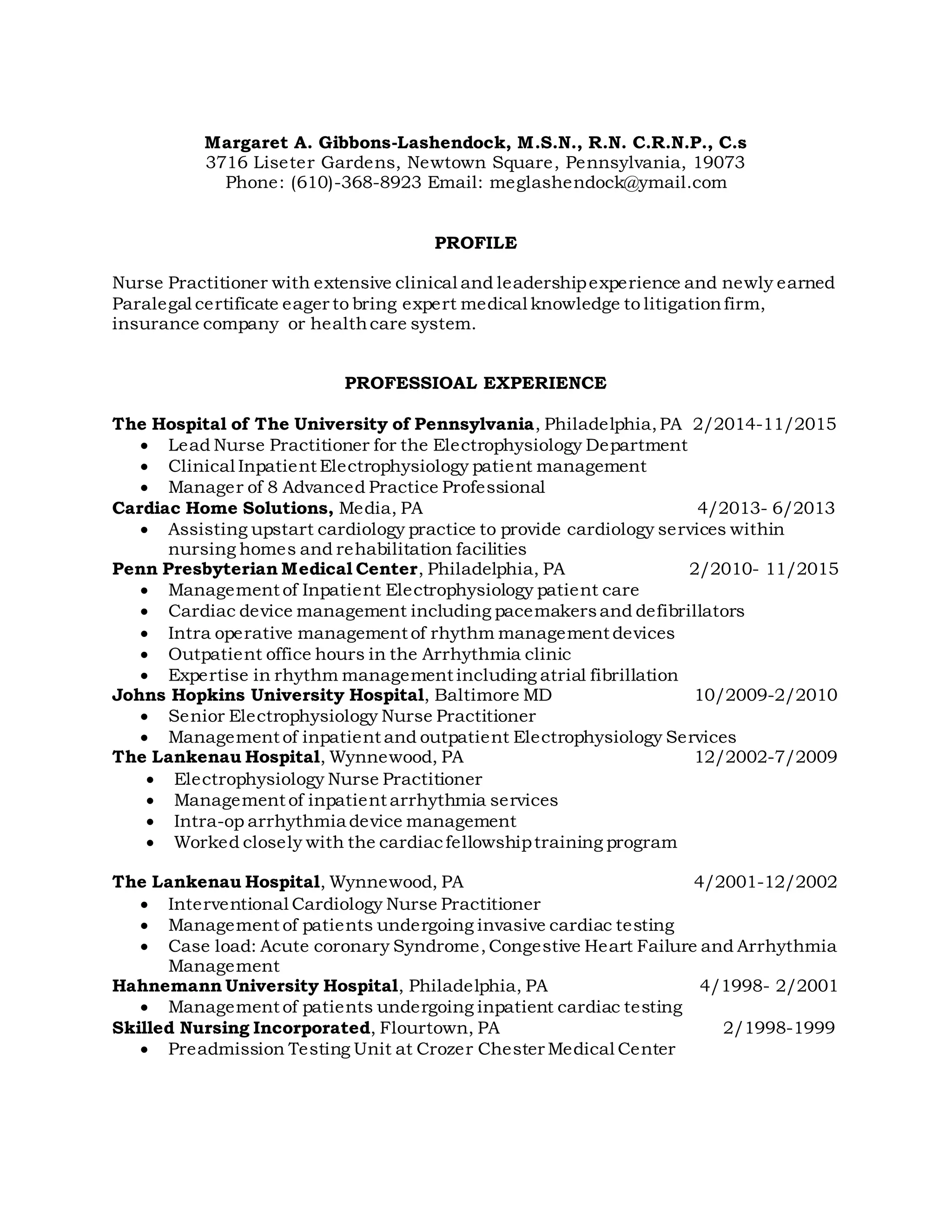 Professional Resume | DOCX