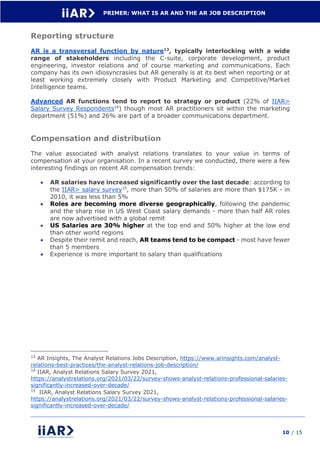 IIAR> Primer: what is analyst relations? | PDF