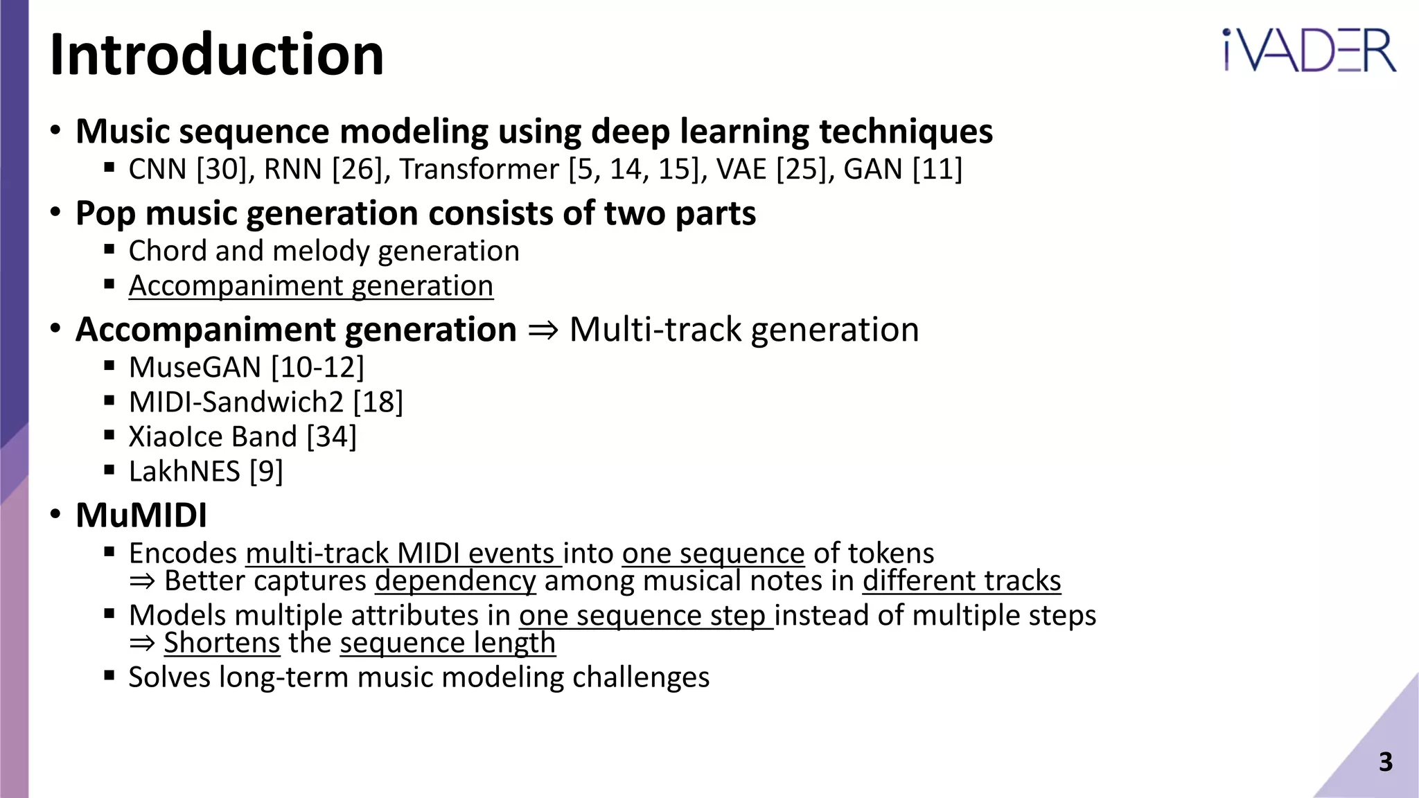 PopMAG: Pop Music Accompaniment Generation | PPTX